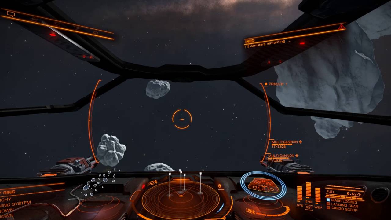 Elite Dangerous Training Mission Target Practice Youtube