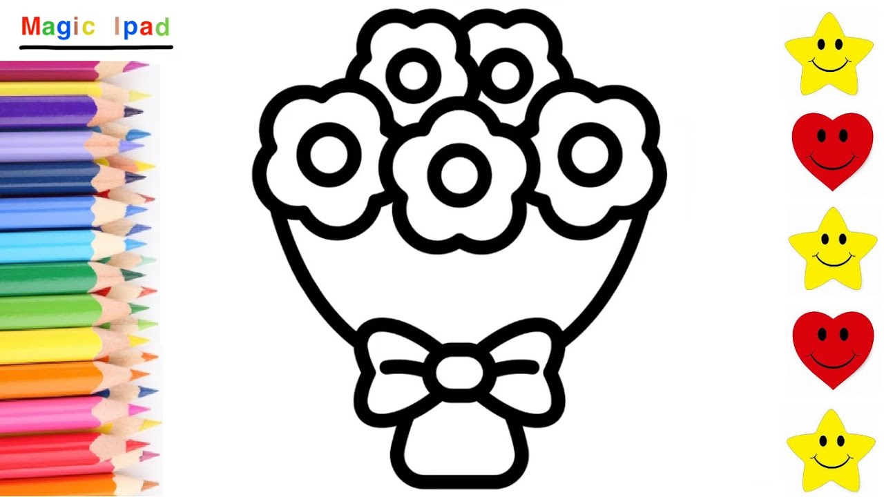 Como Dibujar Ramo De Flores San Valentin Dibujos Niг Os рџ в ђ How To Draw