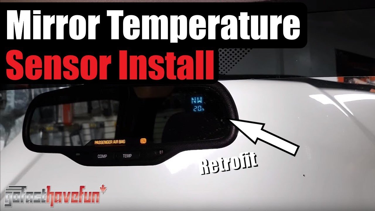Gentex Mirror Temperature Sensor Install Part Number 15047946