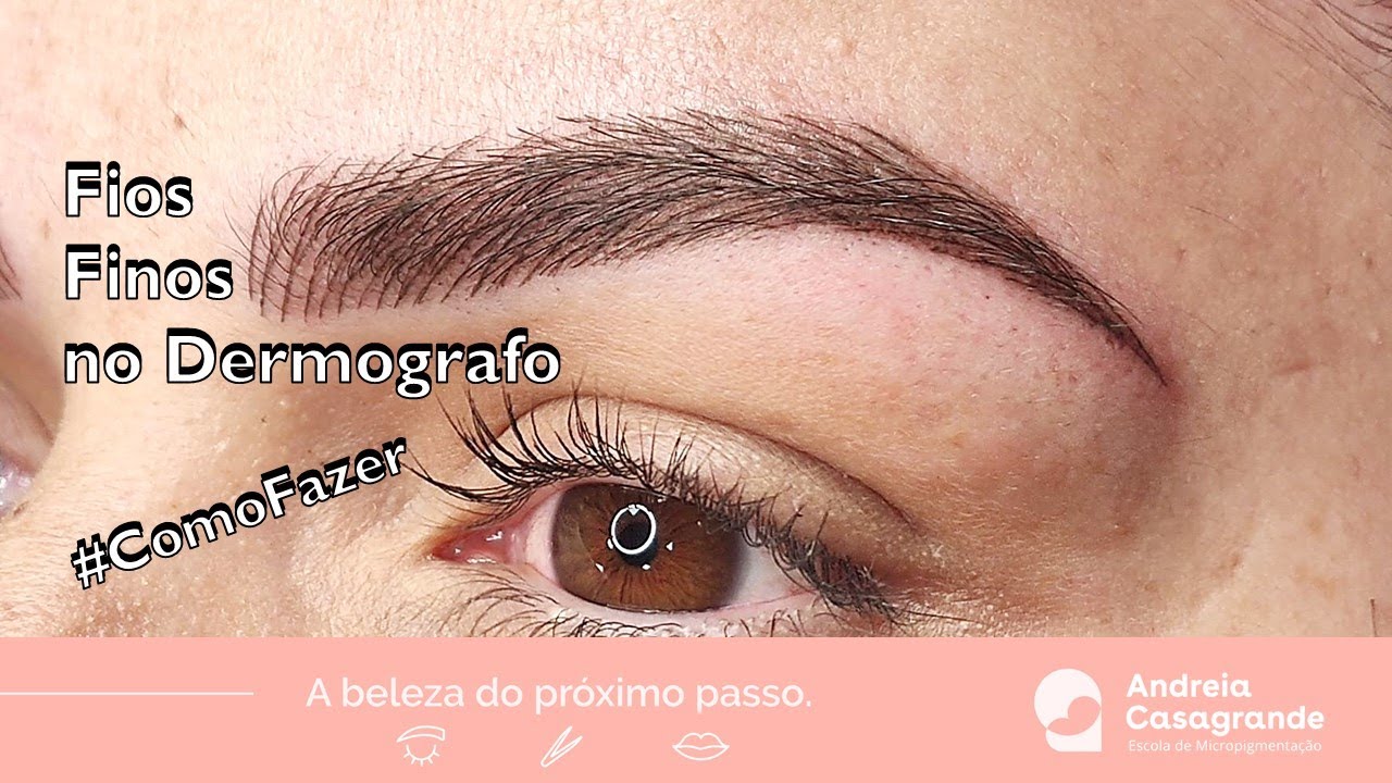 Como Fazer Fios Finos No Dermografo Youtube