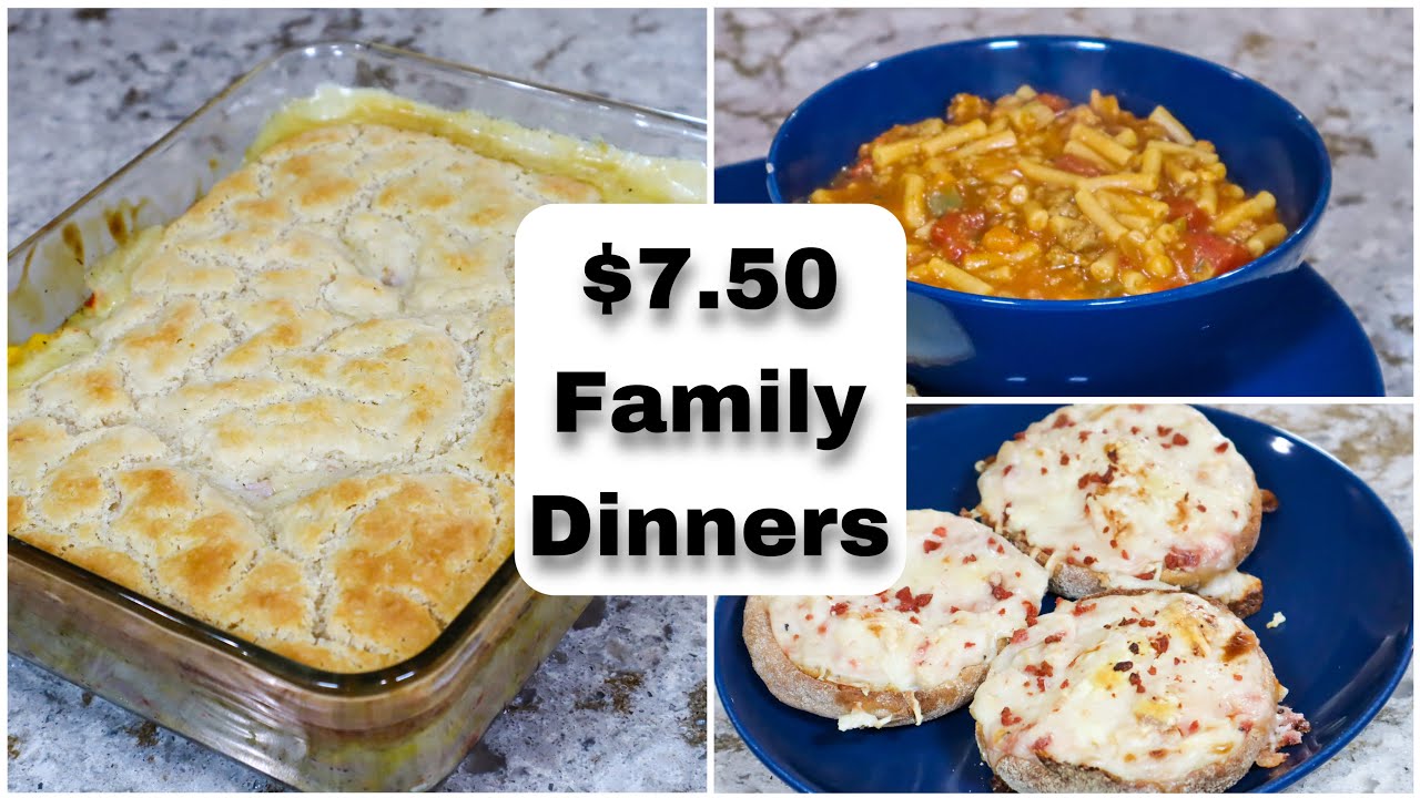 7 50 Budget Family Dinners For 4 Dollar Tree Dinners Youtube