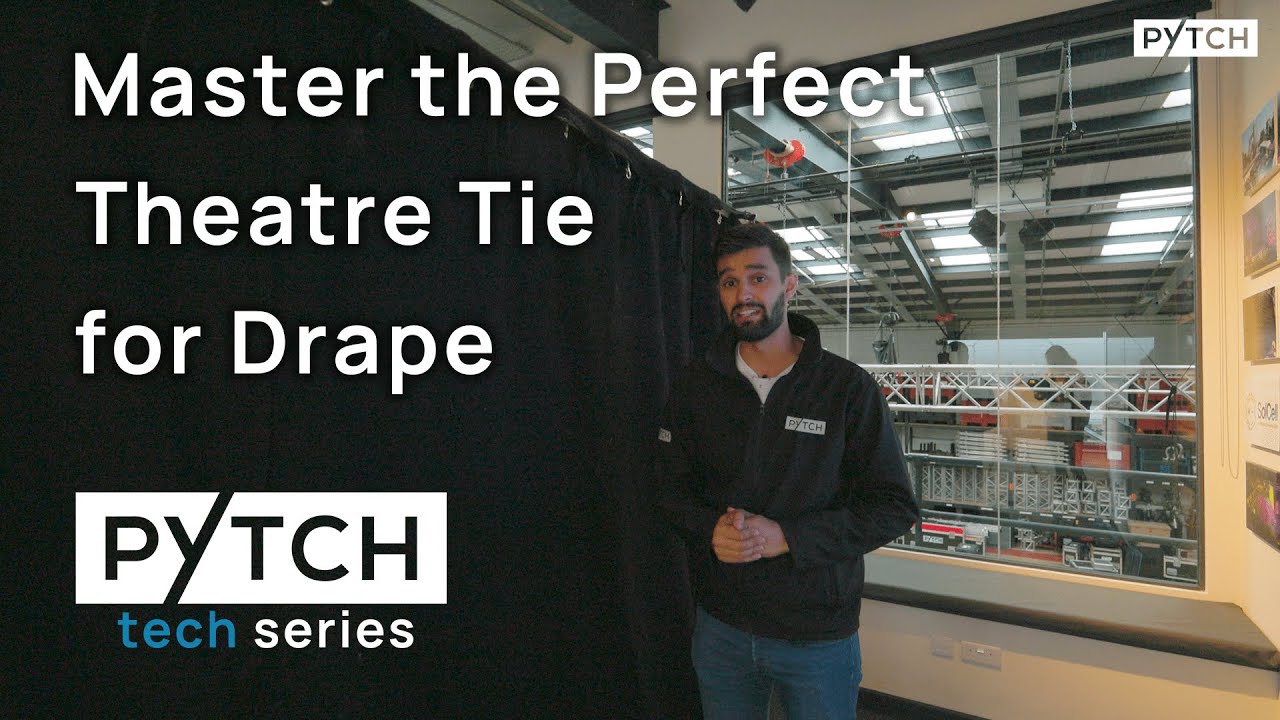How To Do A Theatre Tie For Drape Pytch Tech Series Youtube