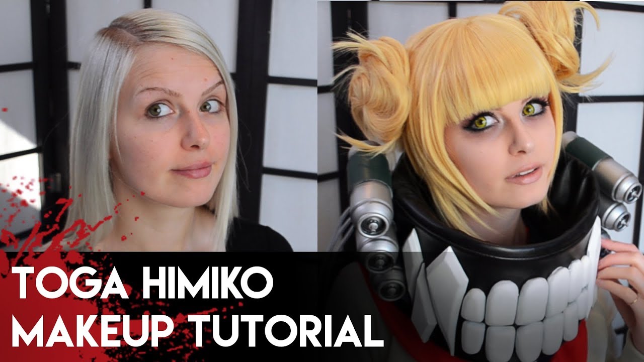 Cosplay Makeup Tutorial Toga Himiko My Hero Academia Youtube