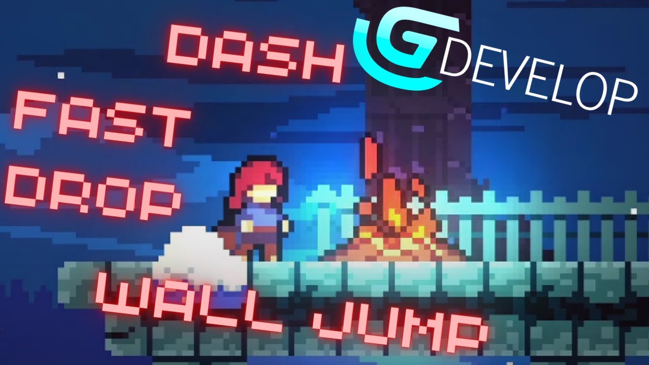 Advanced 2d Platformer In Gdevelop Under 10 Minutes Youtube