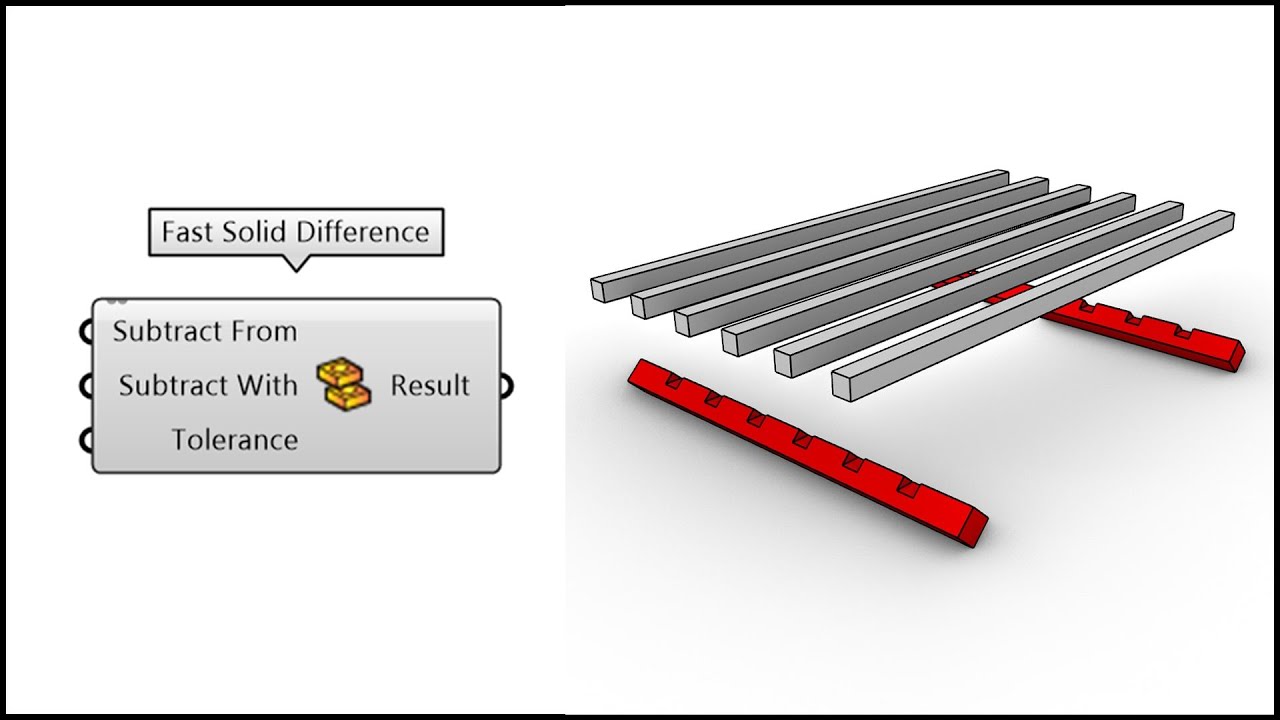 Grasshopper Script Solid Difference Youtube