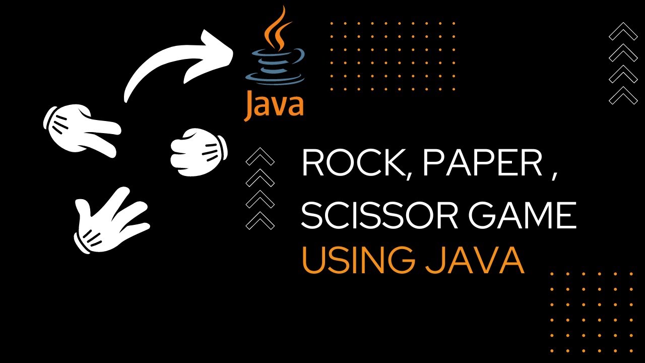 Rock Paper Scissor Game Using Java Language Youtube
