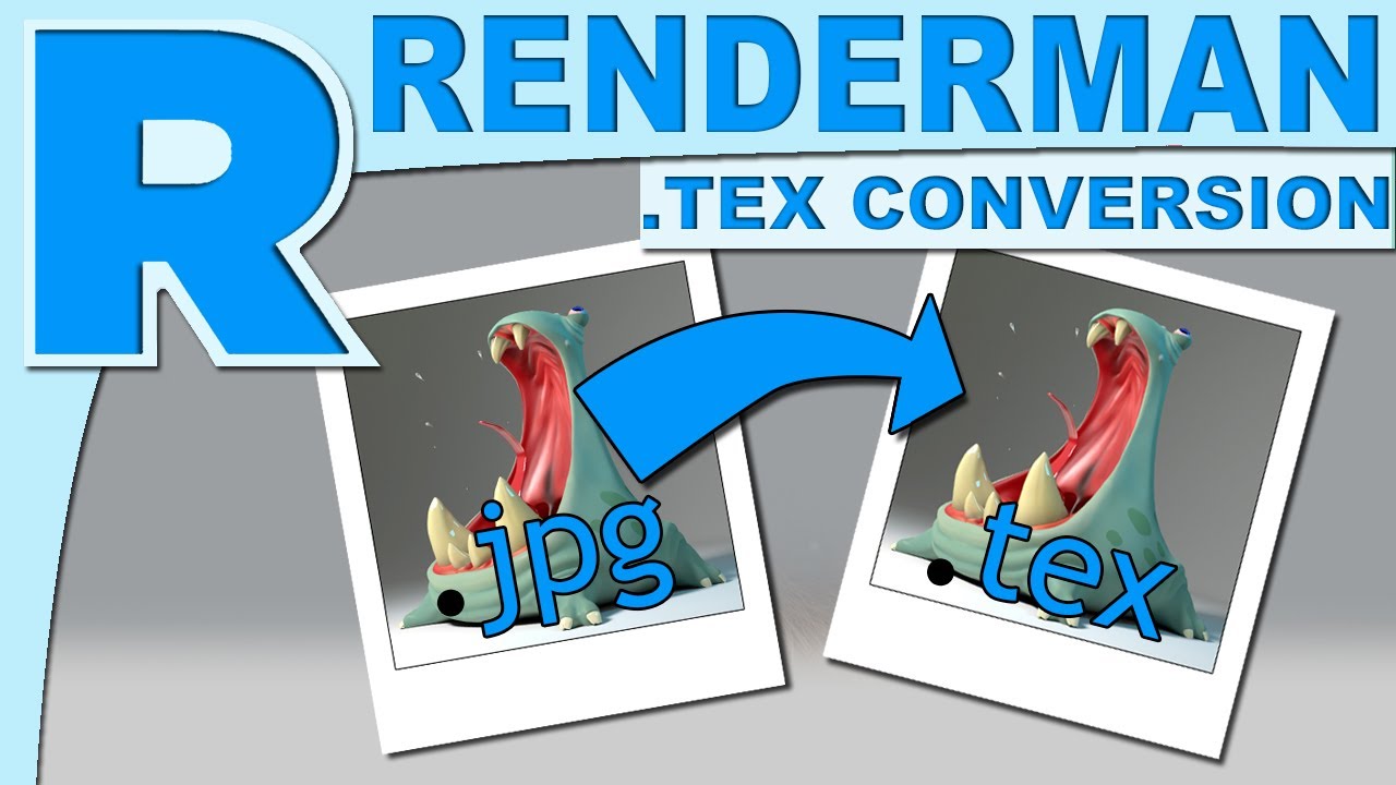 Renderman 21 Tex Conversion Tutorial Youtube