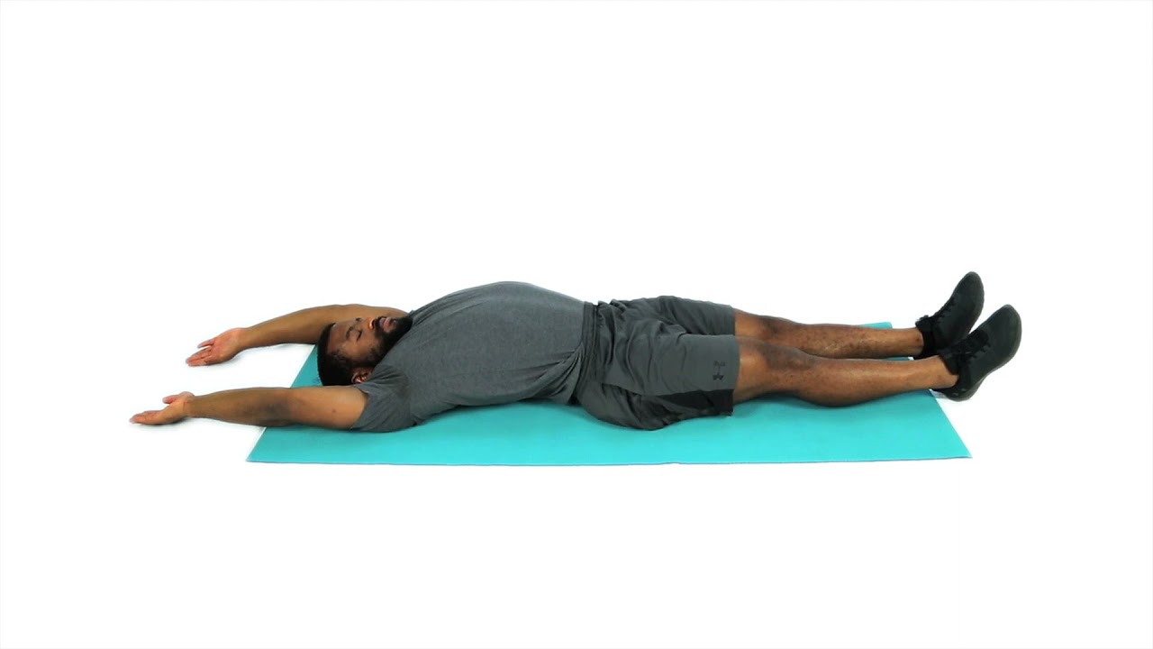 How To Do Supine Stretch Stretching Demo Youtube