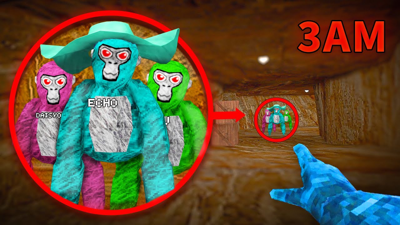 I Hunted Every Gorilla Tag Ghost At 3am Youtube