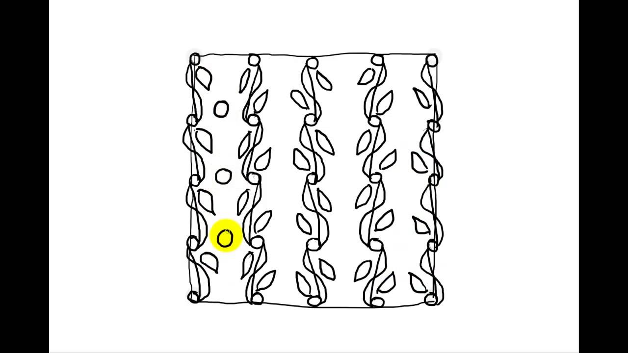 Zentangle Pattern Tutorial Maylea Youtube