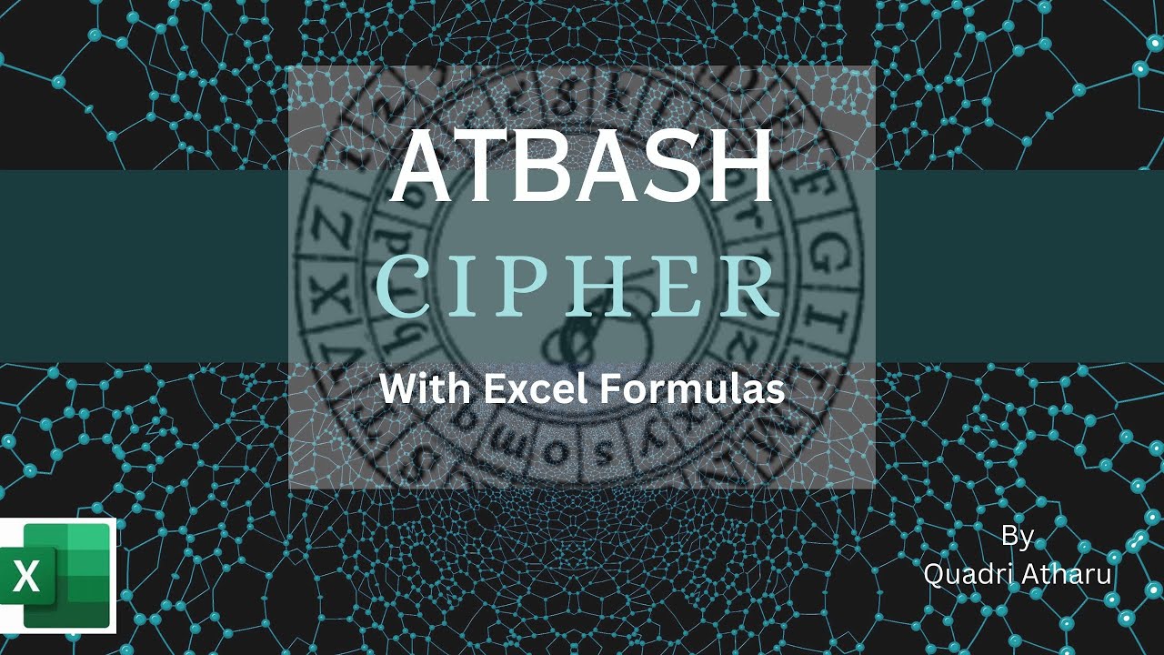 Encoding Text With Atbash Cipher In Excel Formula Breakdown Youtube