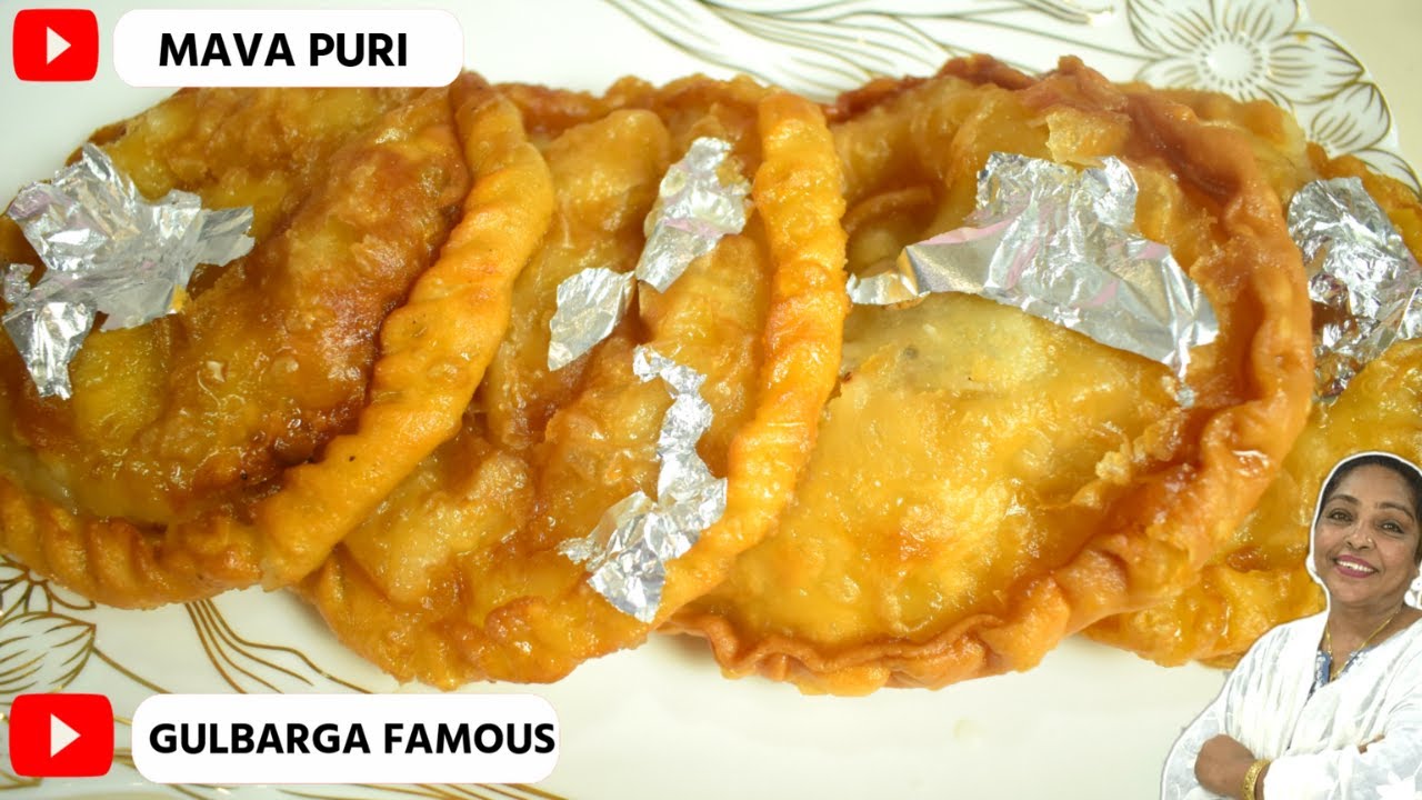 Gulbarga Ki Famous Mamu Puri Sweet Soft Mava Puri Mouth Melting