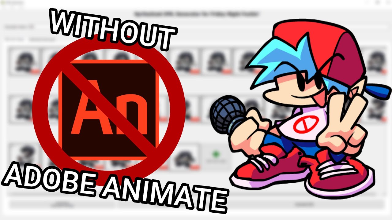 How To Make A Fnf Sprite Sheet Without Adobe Animate Youtube