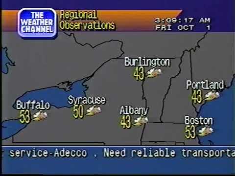 Weather Channel Local Forecast 1999 Youtube