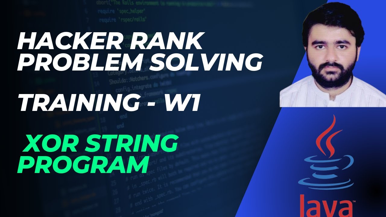 Coding Challenge Java Part 9 Xor String Program Coding Solution