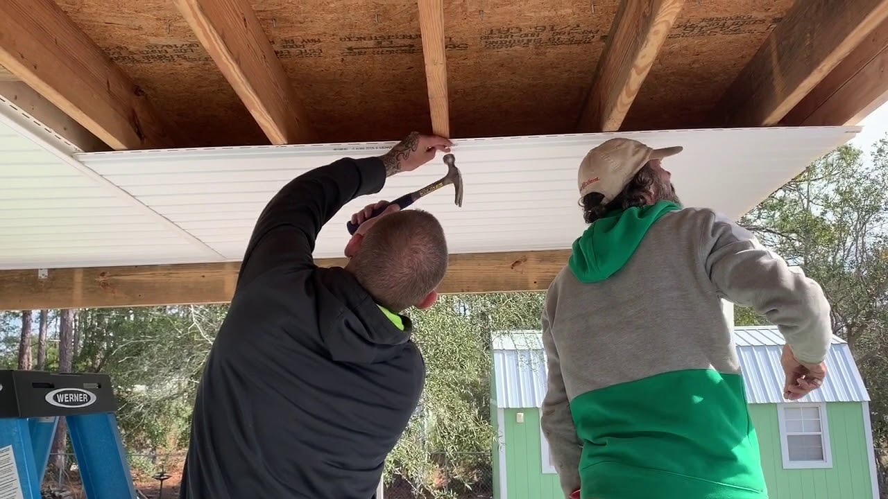 Soffit Porch Ceiling Installation Shelly Lighting
