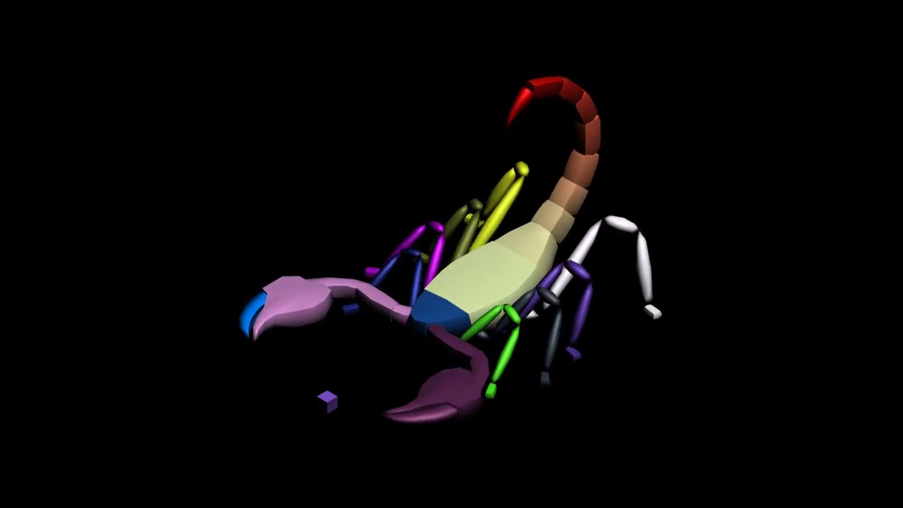Walking Animation Scorpion Youtube