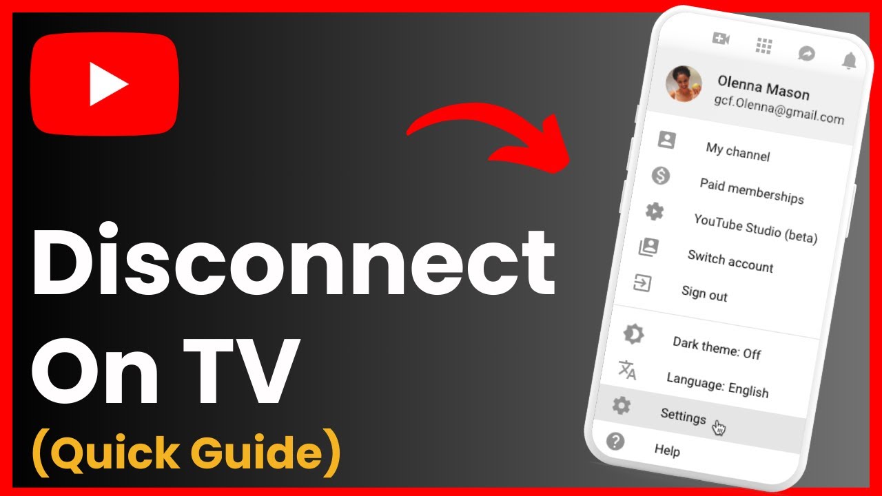How To Disconnect From Tv Youtube