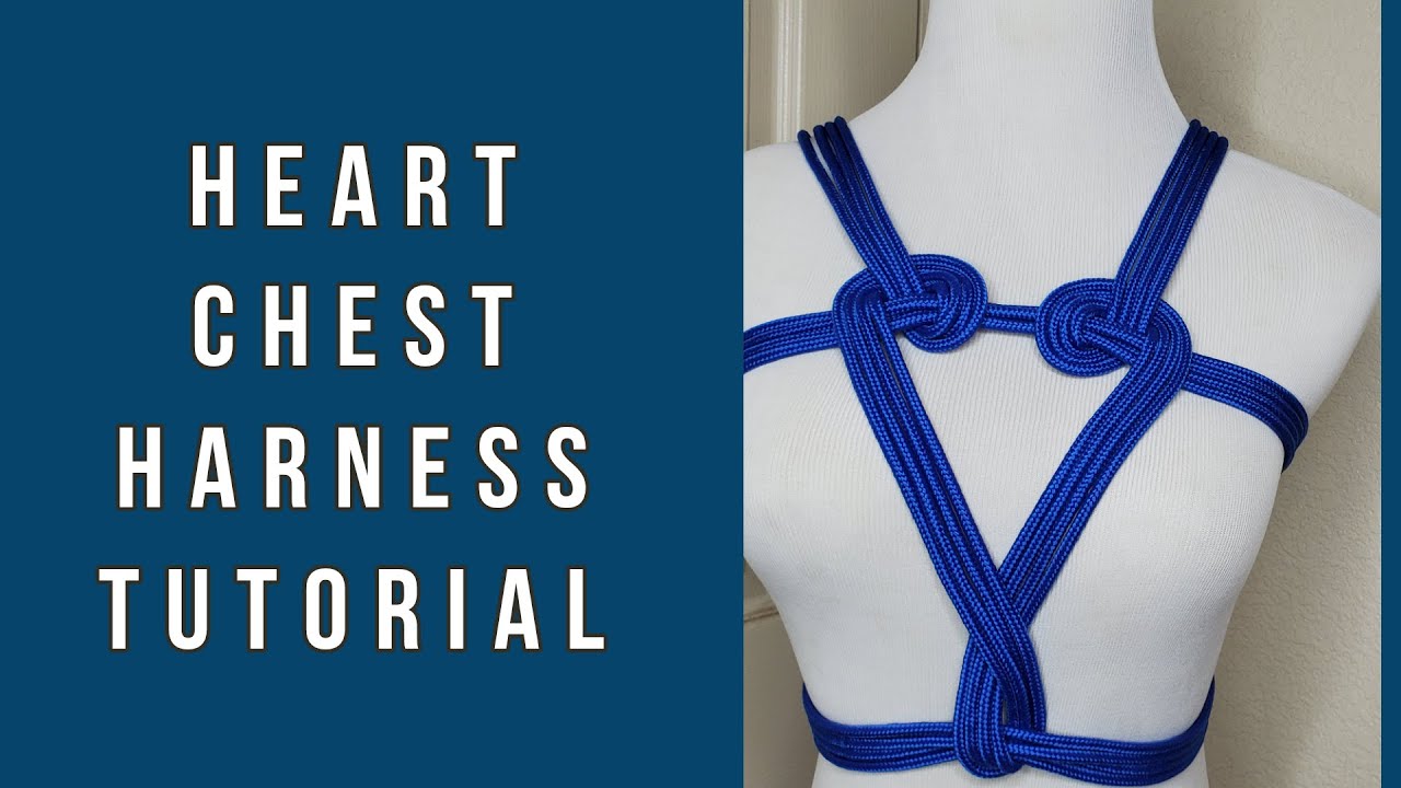 Heart Shape Shibari Chest Harness Tutorial Youtube
