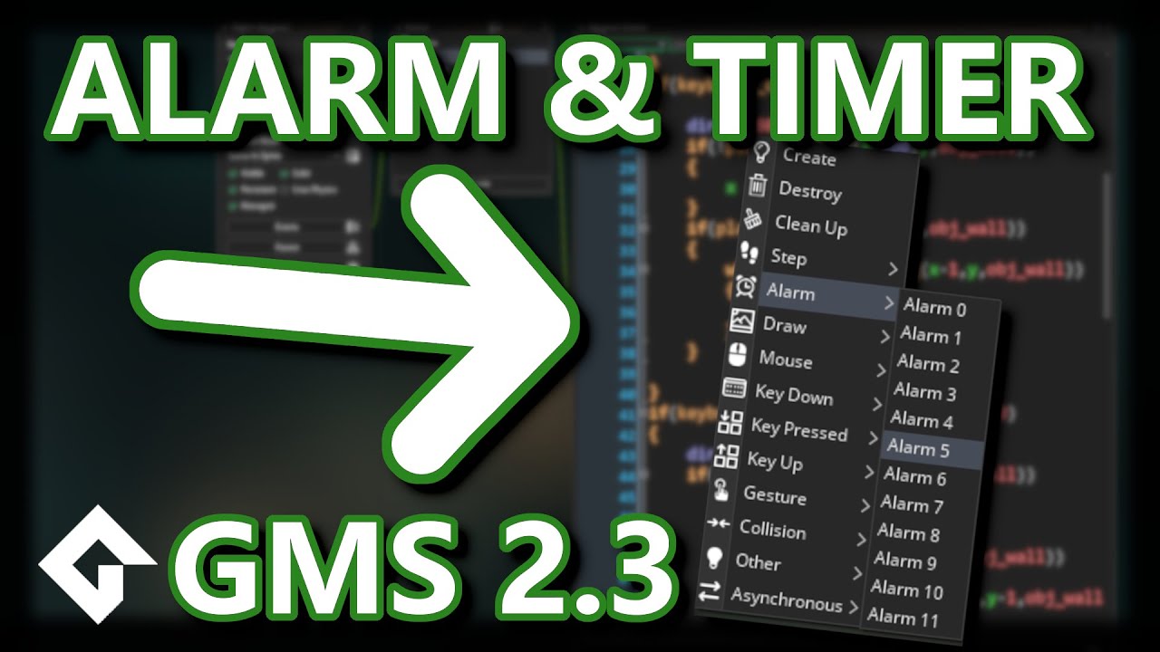 Gamemaker Studio 2 Alarm Timer Youtube