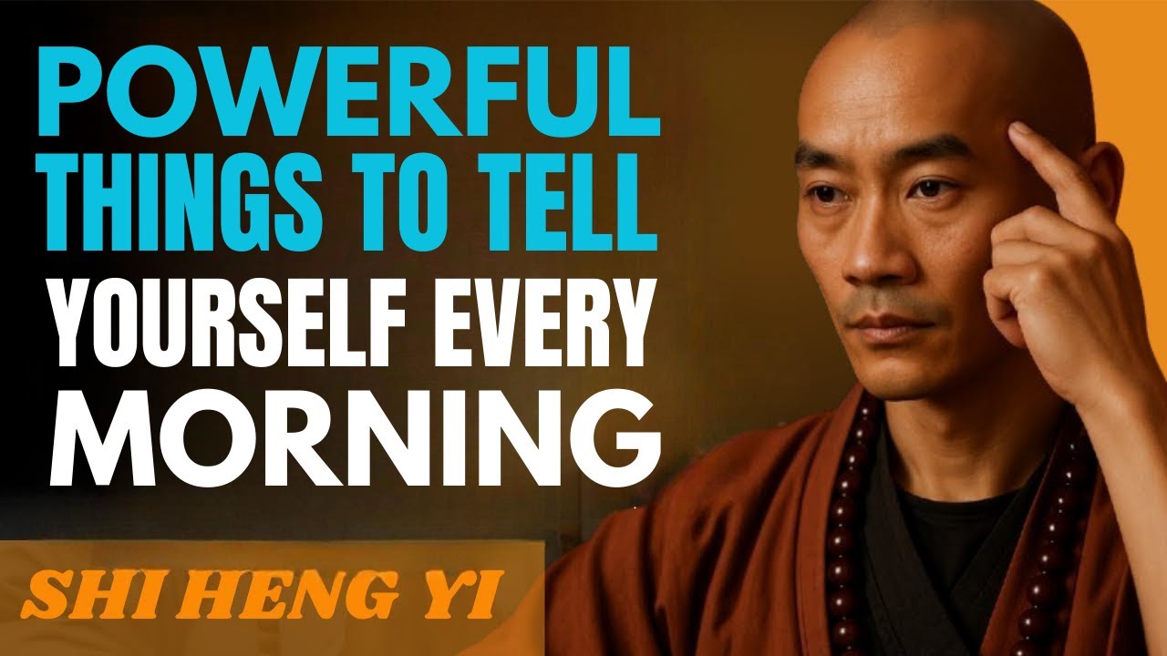 Powerful Things To Tell Yourself Every Morning рџњ вђ Shi Heng Yi Youtube