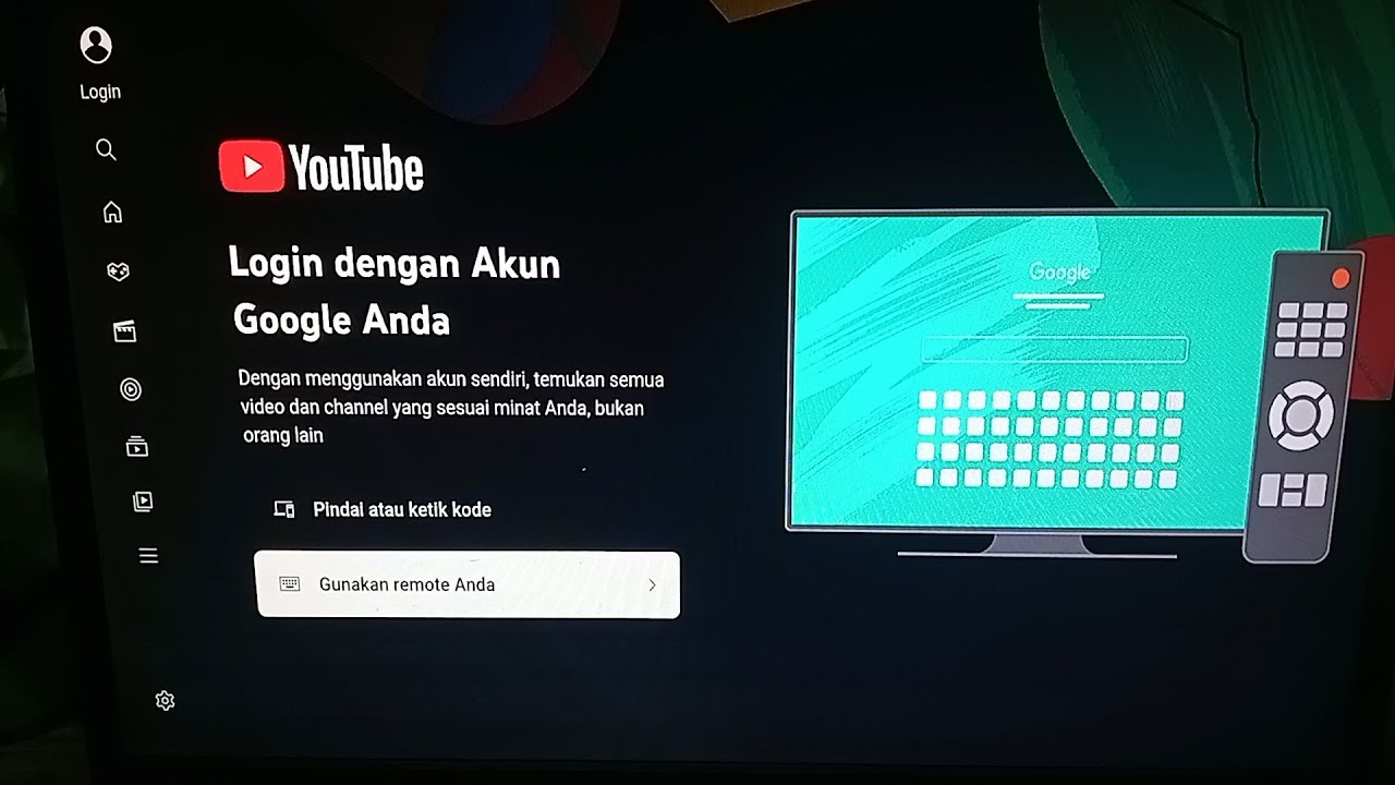 Cara Login Ke Akun Youtube Di Android Tv Box M96 W2 Youtube
