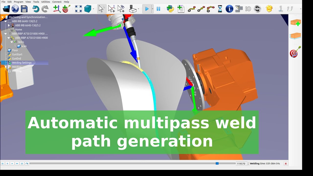 Weldslicer Automatic Robot Multilayer Multipass Welding Simulation