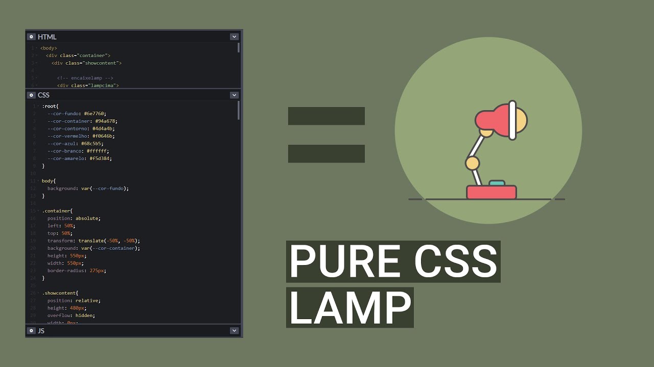 Pure Css Lamp Youtube