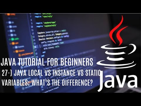 Java Tutorial For Beginners 27 Master Java Variables Local Vs