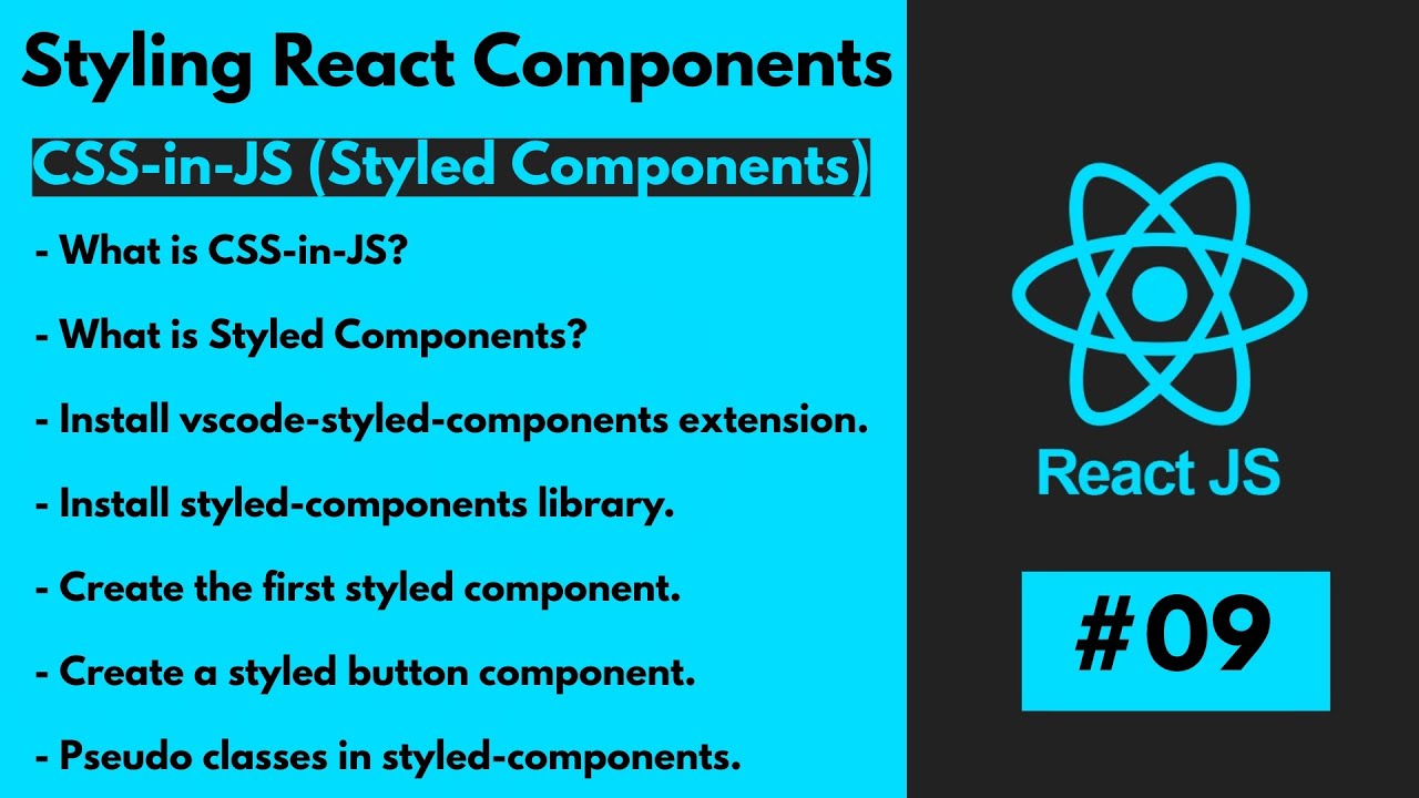 09 Reactjs Styling React Components Css In Js Styled Components