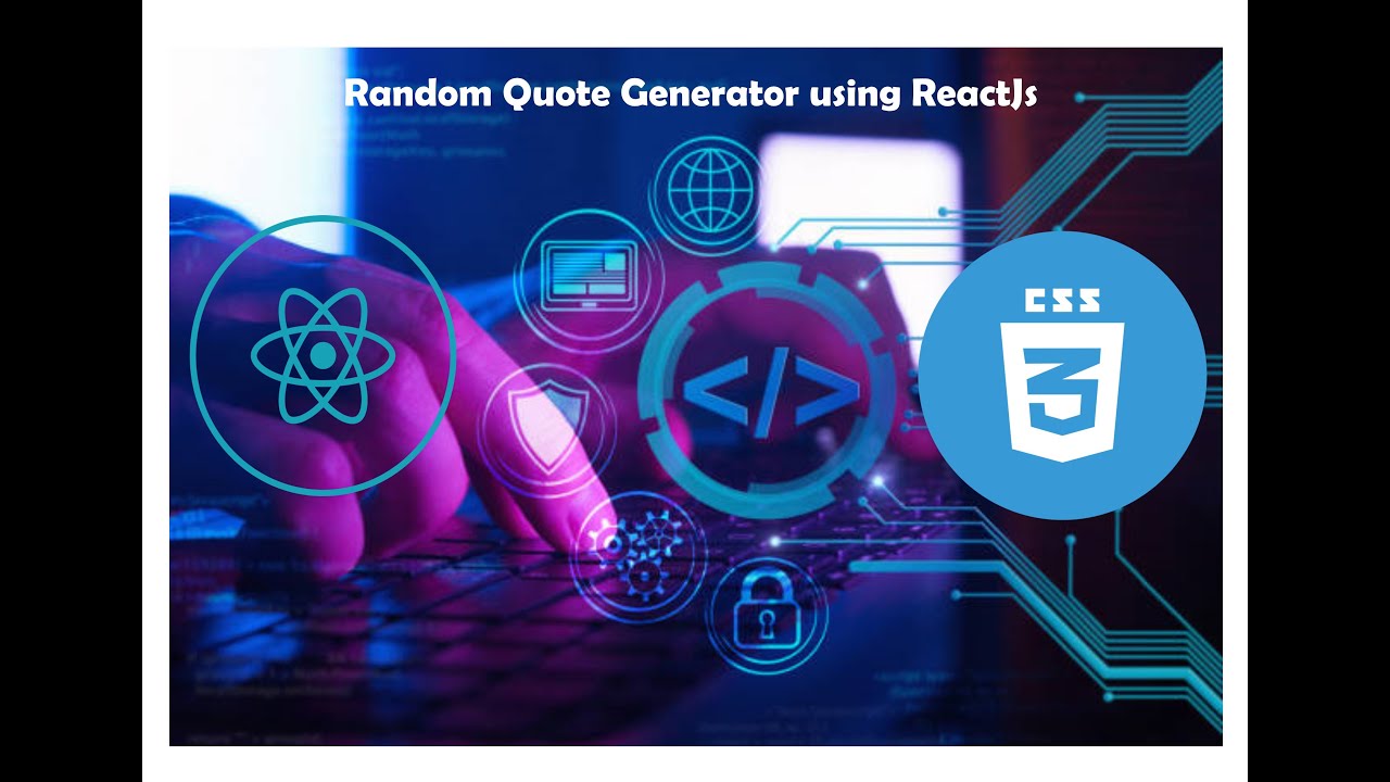 Random Quote Generator Using Reactjs Youtube