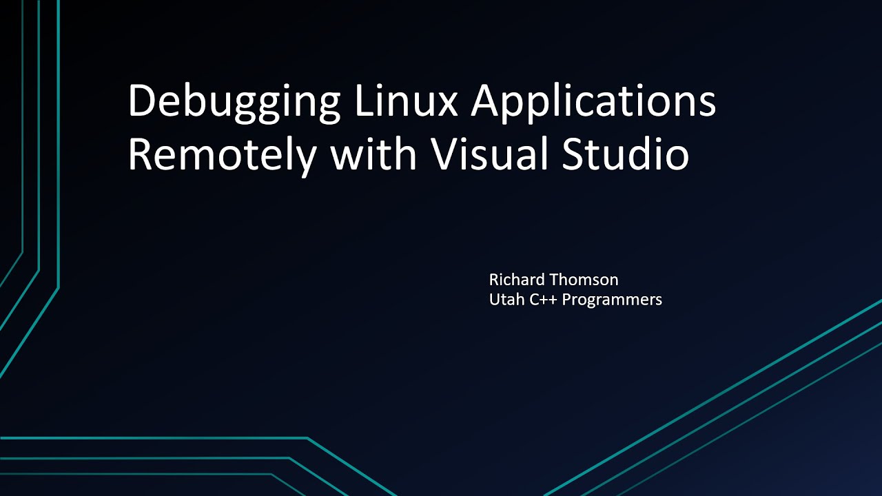 Debugging Linux Applications Remotely With Visual Studio Youtube