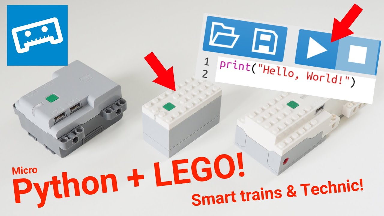 How To Run Python On Lego Technic Lego Trains And Lego Boost With