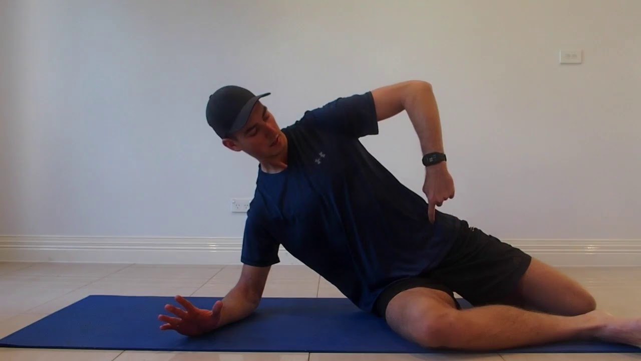 Side Lying Pelvic Rotation Youtube