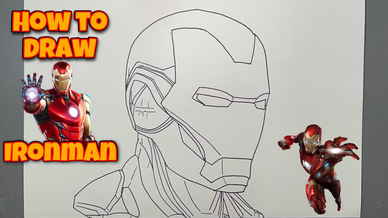 How To Draw Iron Man Mark 85 Easy