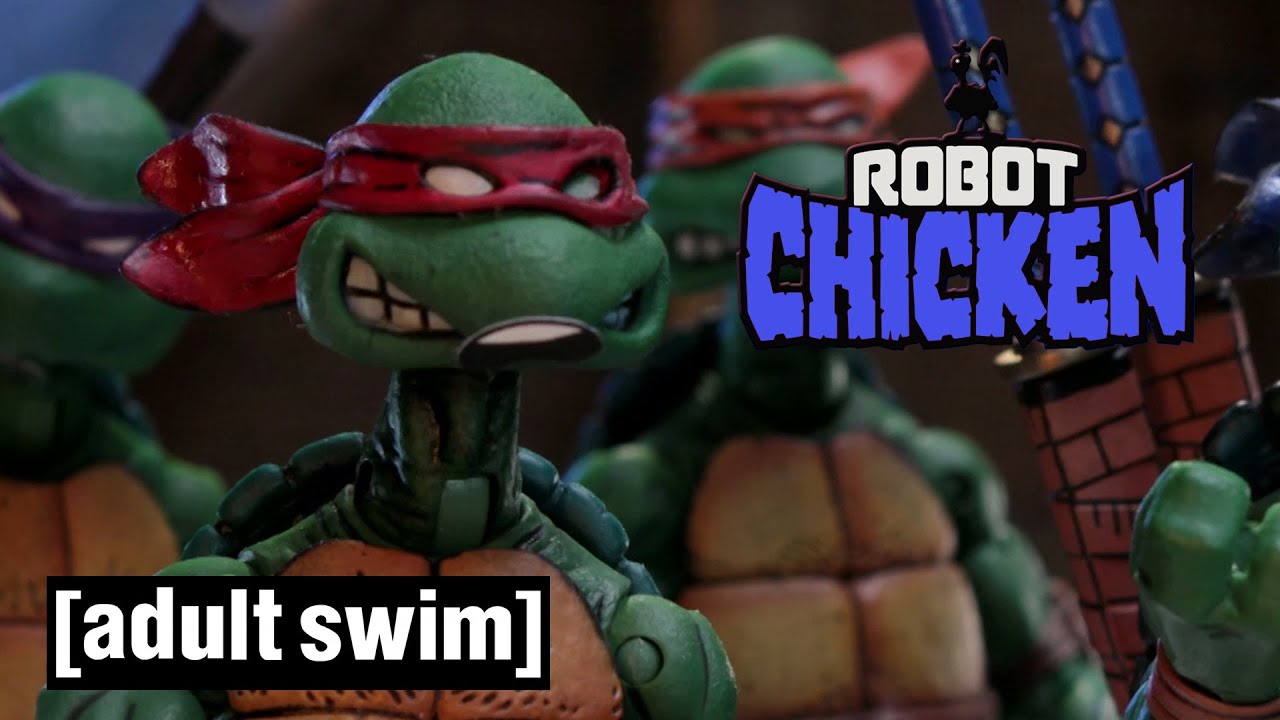The Best Of Teenage Mutant Ninja Turtles Robot Chicken Adult Swim
