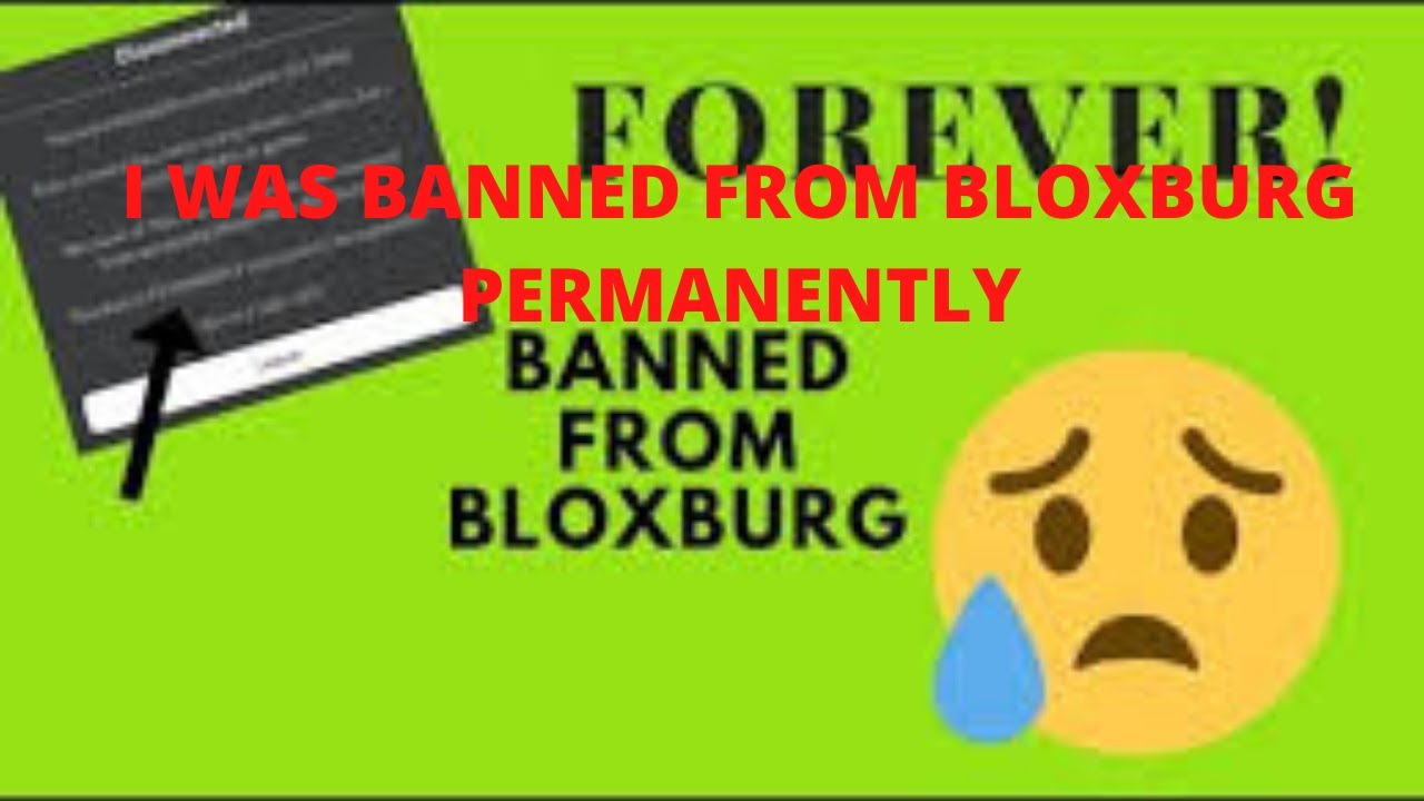I Was Permanently Banned From Bloxburg Youtube