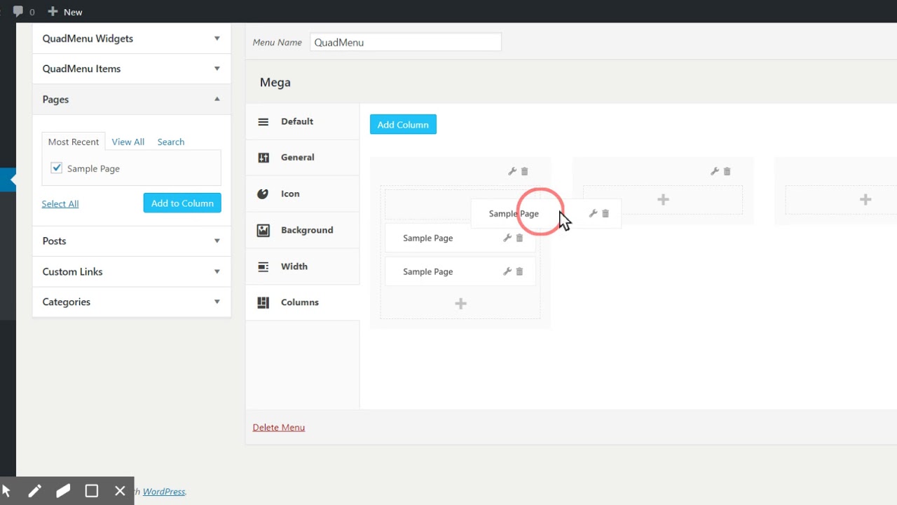 Quadmenu Add Mega Menu Youtube