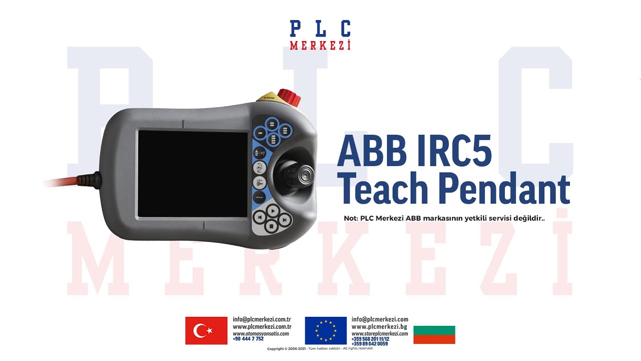 Abb Irc5 Teach Pendant Tamiri Youtube
