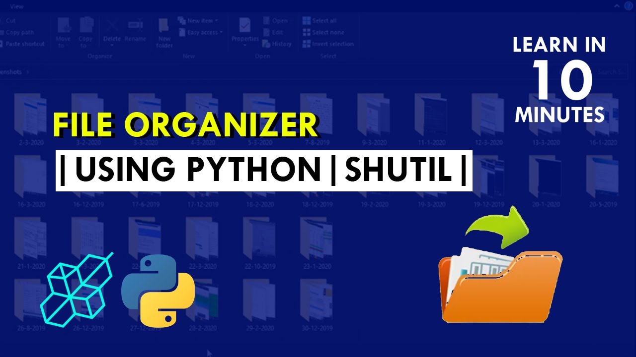How To Create File Organizer Using Python Shutil Python Youtube