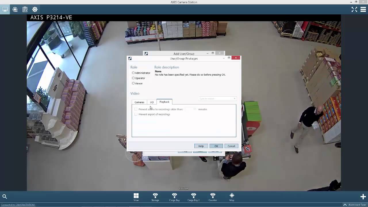 Axis Camera Station Different User Levels Youtube