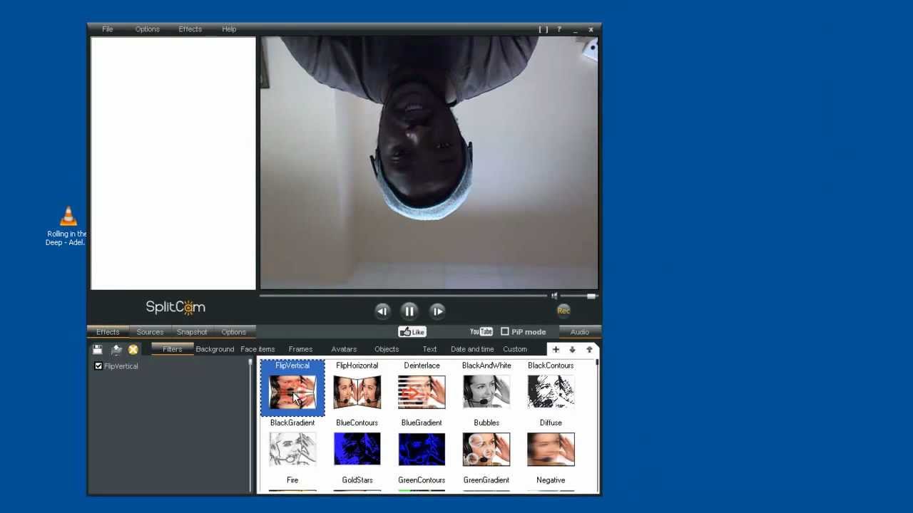 Splitcam Webcam Software Use Review Webcam Effects And More Youtube