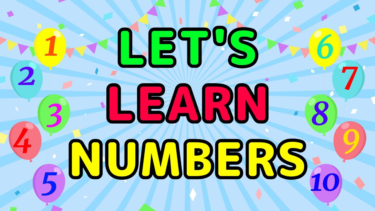 Learning Numbers Youtube