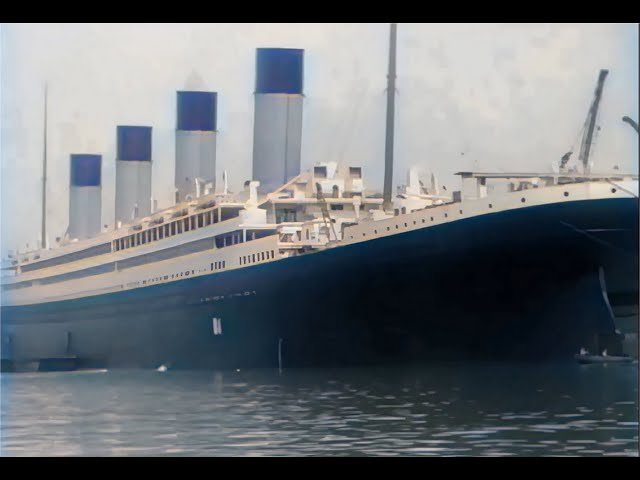Inside The Titanic Before It Sank In Color The Titanic Before And