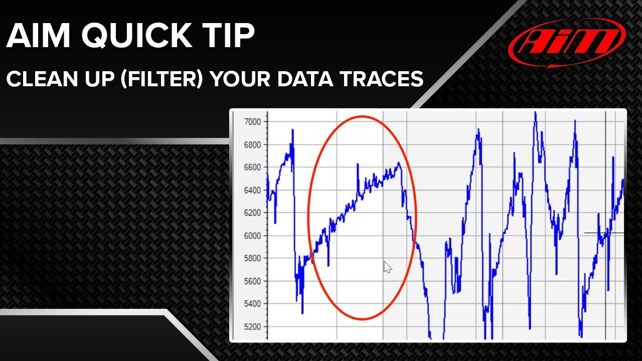 Aim Race Studio Analysis Quick Tip Cleaning Up Data Traces Youtube