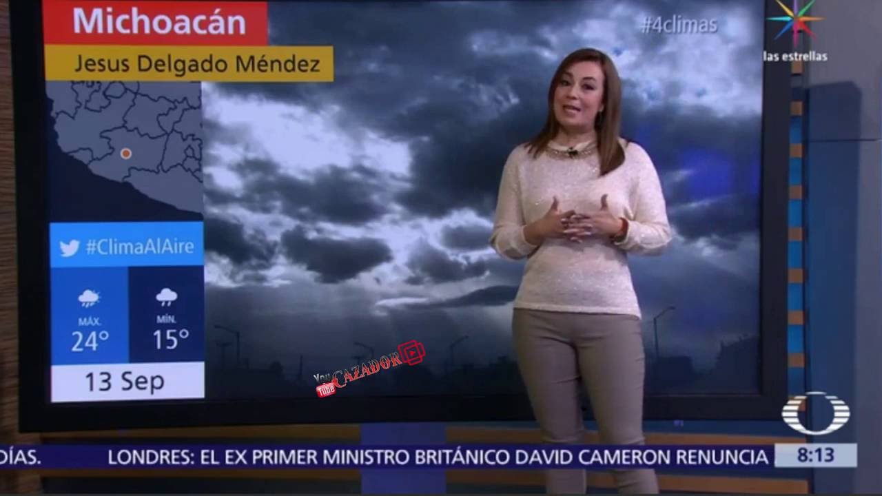 Raquel Mendez Clima Al Aire 13 De Septiembre 2016 Youtube