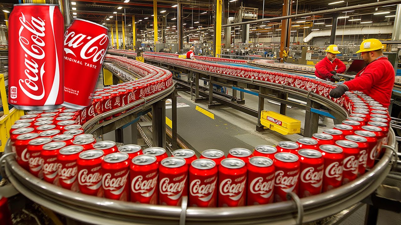 How Coca Cola Cans Are Made In Factory Coca Cola Canning Line Factory