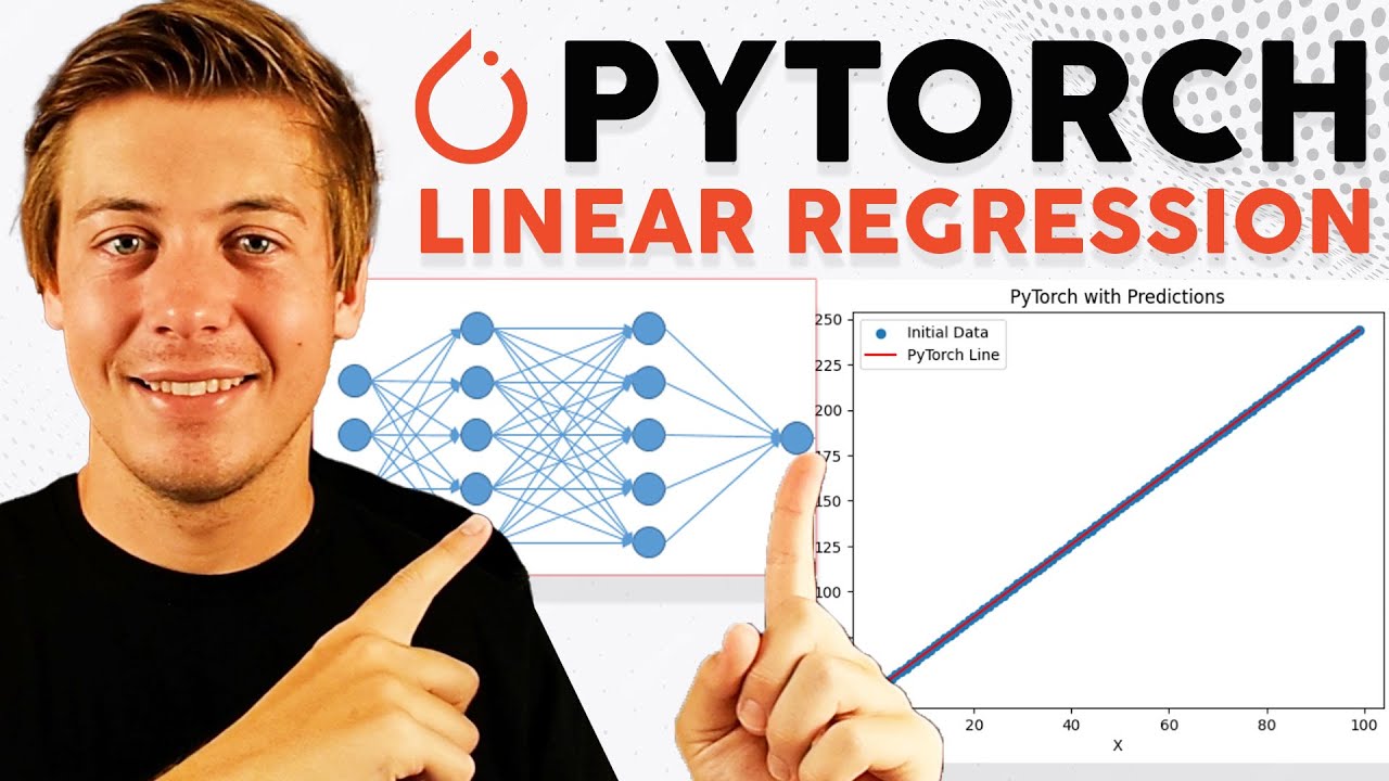 Build Your First Pytorch Model Linear Regression Youtube