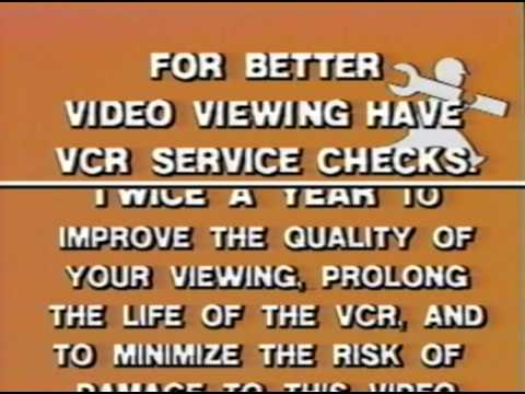 Vcr Service Message Media Home Entertainment Later Day Youtube