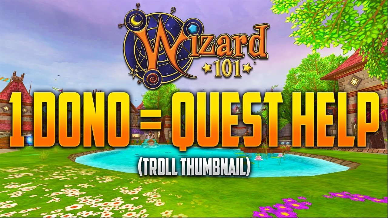 рџ ґlive The Thumbnail Is Wizard101 Clickbait Youtube